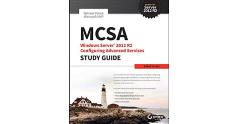 MCSA Windows Server R Configuring Advanced Services Study Guide Exam Book