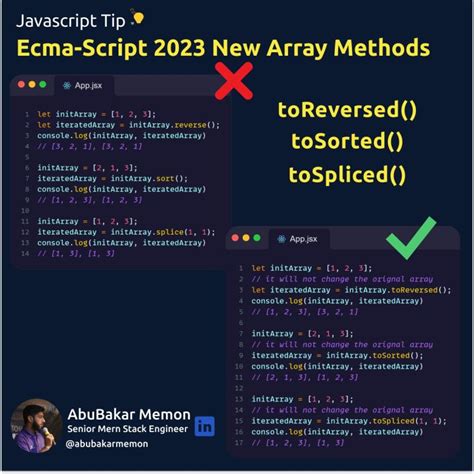 Saidi Ahmed On Linkedin Javascript Ecmascript Mern Js Es14