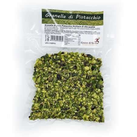 Grains Of Pure Sicilian Pistachio 100g Vacuum Packed