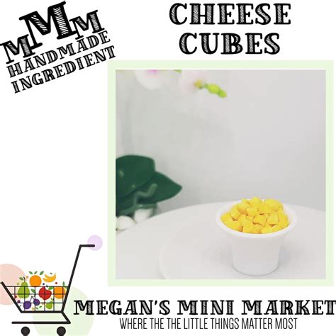 Mini Cheese Cubes Megans Original Handmade Ingredients Etsy