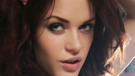 Girls Blonde Brunette Beautiful Model Face Photography  1091