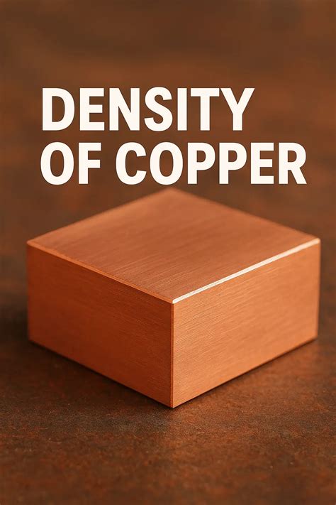 What Is The Real Density Of Copper