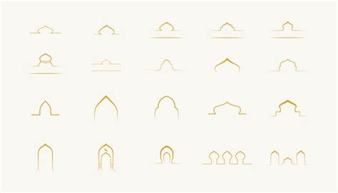 Premium Vector Islamic Design Element Decoration Collection Vector