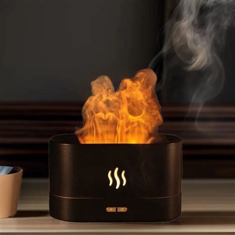 Plastic Round Flame Humidifier Diffuser Multicolor At ₹ 399piece In Surat