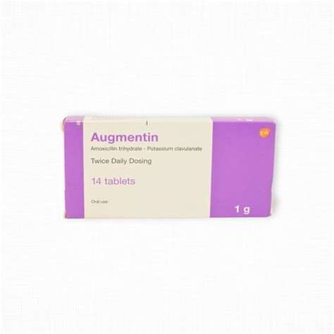 Augmentin Tab 1g625mgtab Scab Pharmacy Limited