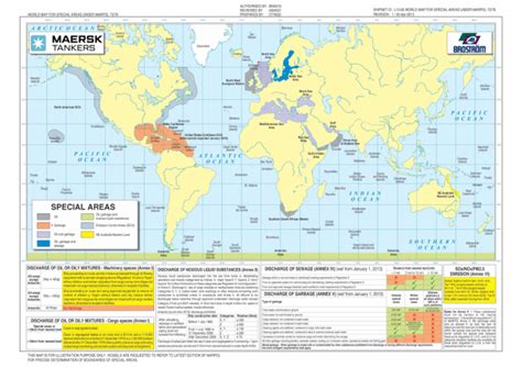 World Map For Special Areas Under Marpol 73 78 Pdf