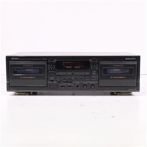Spencertified Denon Drw 585 Double Cassette Deck Auto Reverse Dolby Bc