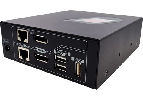 Dp Dual Video Kvm Extender Dual Displayport Over Cat K M Usb Two Way Audio