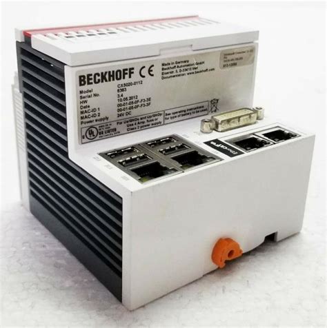 Cx5020 0112 Cpucontrol Board By Beckhoff
