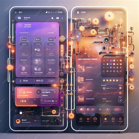 Premium Ai Image Mobile App Layout Design Of Coding Education Block Based Layout Futuristic