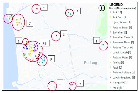 Dot Density Map Of Respondents Location Download Scientific Diagram