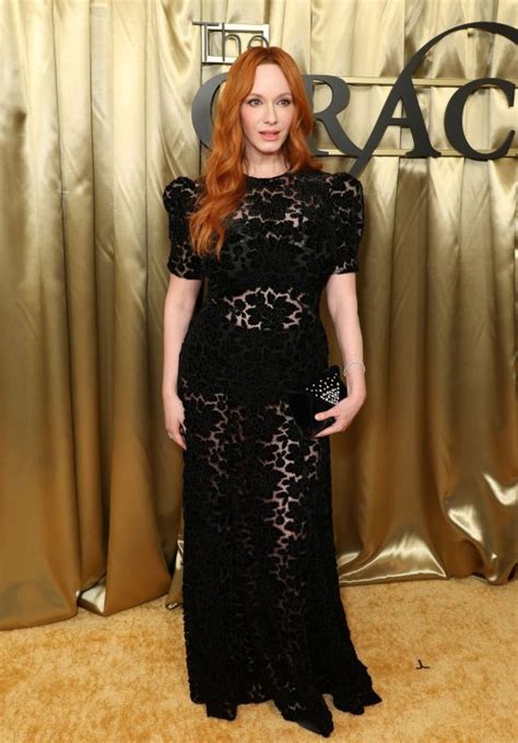 Christina Hendricks At 50th Gracie Awards Beverly Hills • Celebmafia