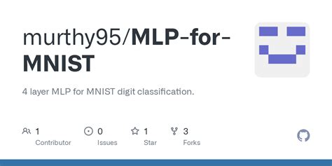 Github Murthy95mlp For Mnist 4 Layer Mlp For Mnist Digit