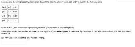 Solved Suppose That The Joint Probability Distribution Chegg