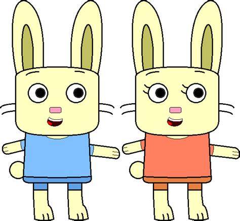 Robbie Rabbit And Rosie Rabbit [jr03 Version] By Javiergd2003 On Deviantart