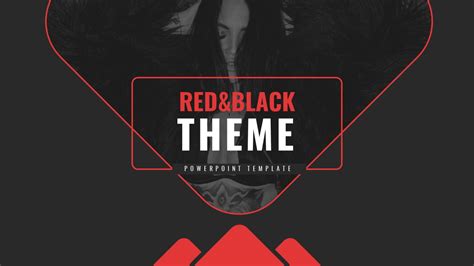 Red And Black Powerpoint Template