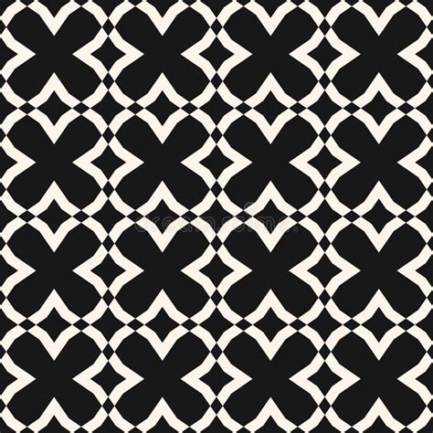 Diamond Grid Pattern Black And White Vector Abstract Geometric