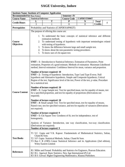 03 Statistical Inference Pdf Statistical Hypothesis Testing