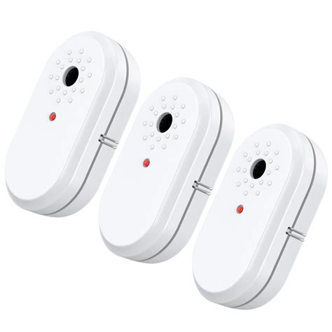 Modern Walls Llc Water Sensor Alarm Leak Detector 3 Packs Water Leak Sensor With 95db Audio