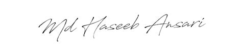 86 Md Haseeb Ansari Name Signature Style Ideas Free Electronic