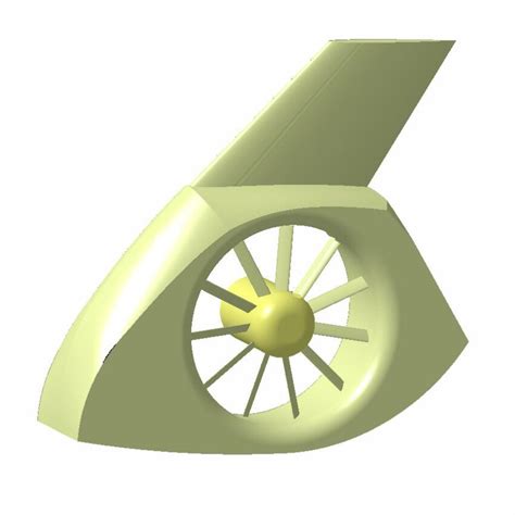 Geometric Model Of Ducted Tail Rotor In The Aerodynamics Simulation Of Download Scientific
