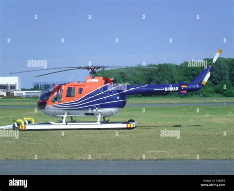 MBB Bo Helicopter With Registration D HAAO Stock Photo Alamy