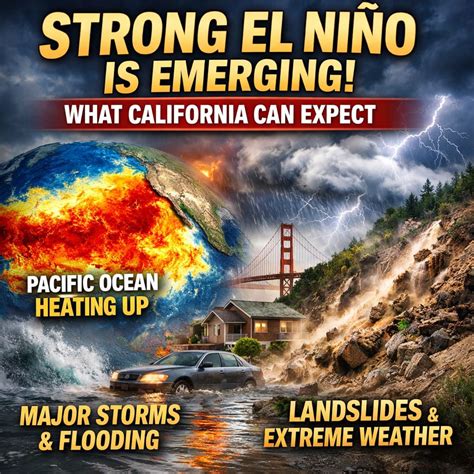 Signs Of Strong El Niño Emerging What California Can Expect From