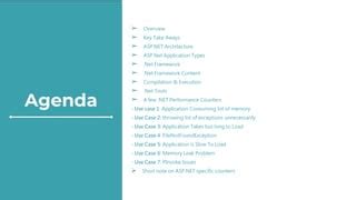 Net Architecture And Performance Tuning PPTX