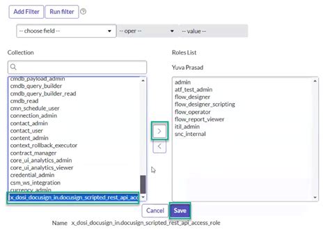 Set Up The Docusign App Center Servicenow Instance Step 4 Assign The User Role