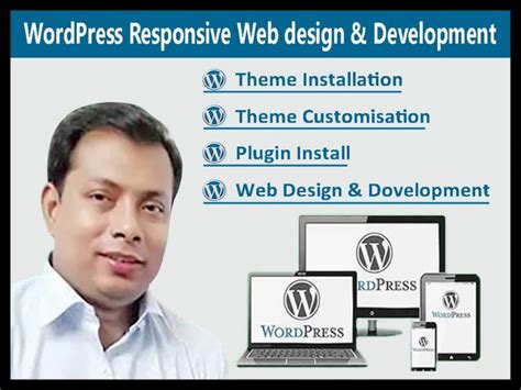 wordpress installation wordpress plugins responsive design upwork