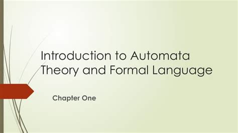 Automata Theory Short Notes Doc