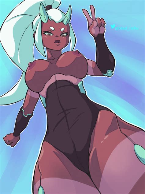 Rule 34 2023 Android Big Breasts Blue Background Brad Nsfw Breasts