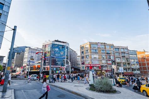 Istanbul Kadikoy Cityscape In Summer Around Kadikoy Square Istanbul