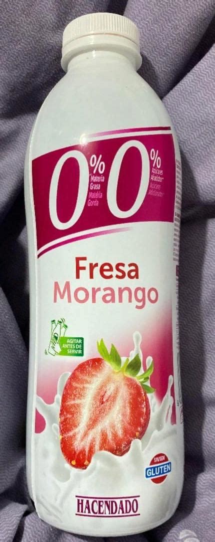 Fresa Morango Hacendado калорийность пищевая ценность ⋙