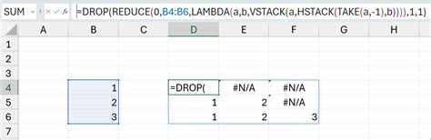 Excel Scan Function Fails To Show The Steps Followed By The Reduce Function When Calculating