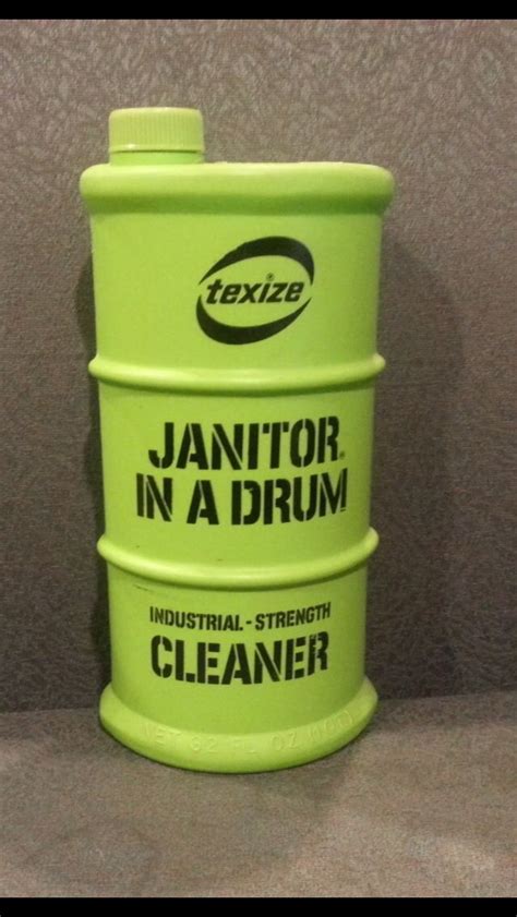 Janitor In A Drum Nostalgic Household Item Scruffy The Janitor