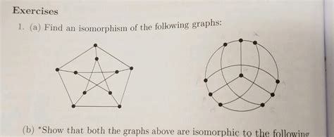 Solved Exercises A Find An Isomorphism Of The Following Chegg