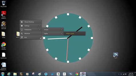 Время на рабочий стол Windows 11