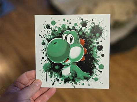Graffiti Yoshi Hueforge By 3ree Printing Makerworld Download Free 3d