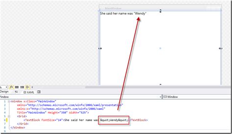 Including Double Quotes In Strings In Xaml Ged Meads Blog Vbcity