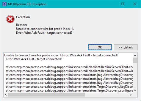 wire ack fault in dap access nxp community