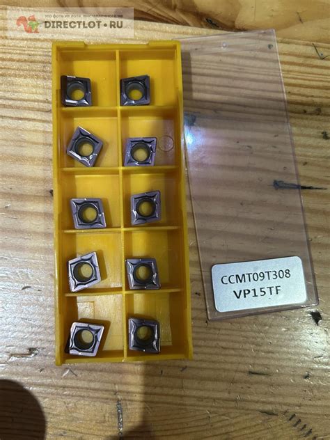 Пластина твердосплавная Ccmt09Т308 Vp15tf купить в Новокузнецке цена 1300 Р на Directlot Ru