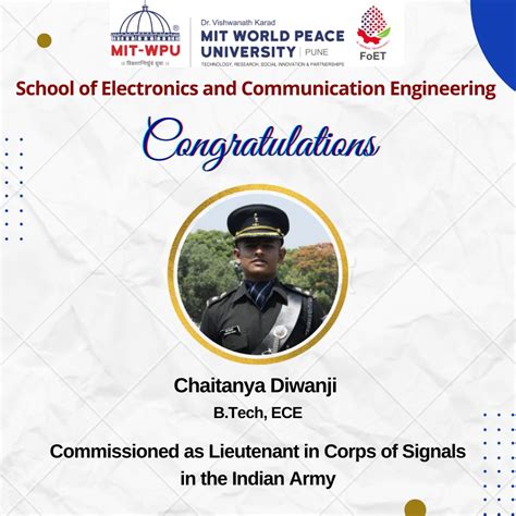 Mitwpu Electronics And Communication On Linkedin Mitwpu Btech India Indianarmy Military