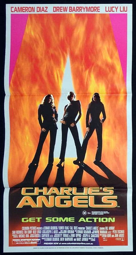 Charlies Angels Original Daybill Movie Poster Cameron Diaz Drew