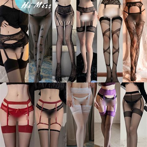 Sexy Garter Stockings Ultra Thin Long Stockings For Women Shopee