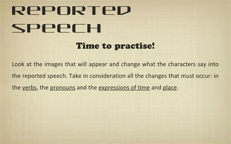 Reported Speech Ppt Ppt