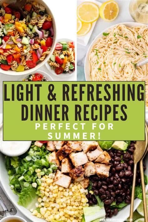 31 Light Dinner Recipes Perfect For Summer The Mommyhood Club