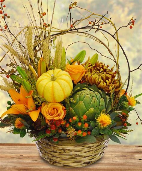Harvest Gathering Classic Thanksgiving Flowers Fall Floral