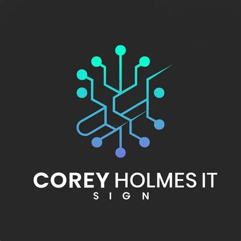 Logo Design For Corey Holmes It Clean And Modern Cpu Inspired Graphic Ai Logo Maker