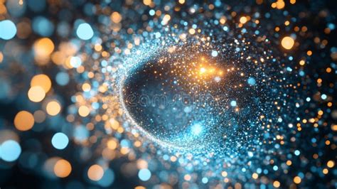 A Sleek Futuristic Tech Interface With Circular Design Blue Glowing Elements And Digital Data